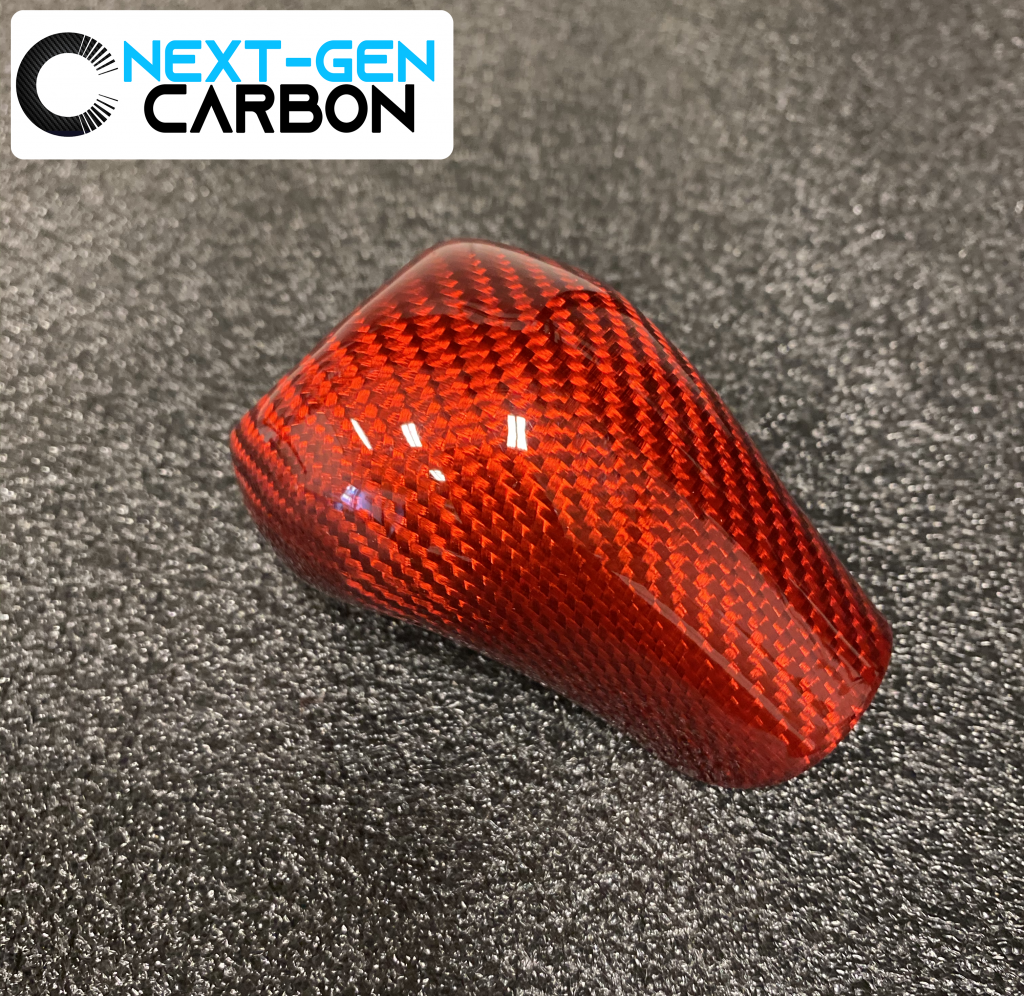 2014 - 19 C7 Corvette Red Carbon Fiber Shifter Knob Handle Cover | Next ...