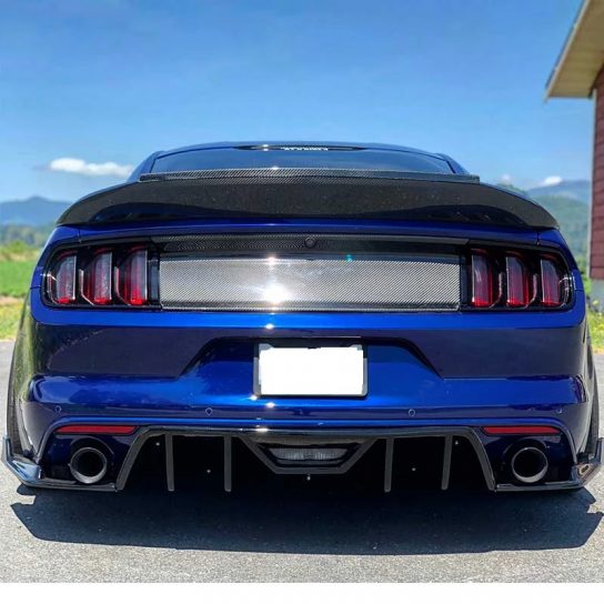 3PC Matte Rear Bumper Diffuser Add On | 2015 - 2017 Ford Mustang - Next ...