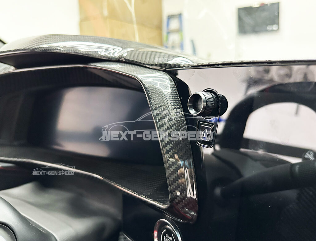 2020-24 C8 Corvette Carbon Fiber Speedometer Gauge Cluster Cover | Next ...
