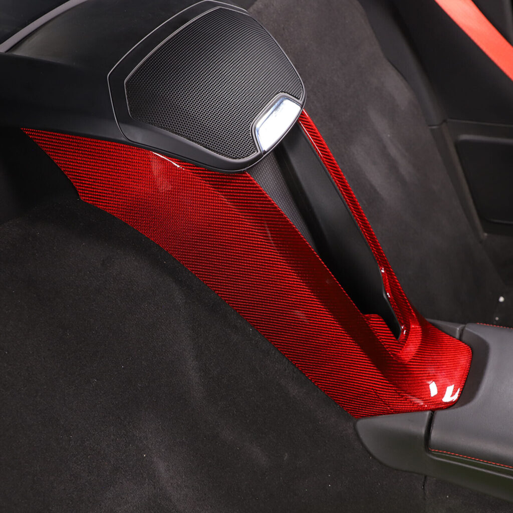 2020-24 C8 Corvette Carbon Fiber Rear Waterfall Compartment Cover ...