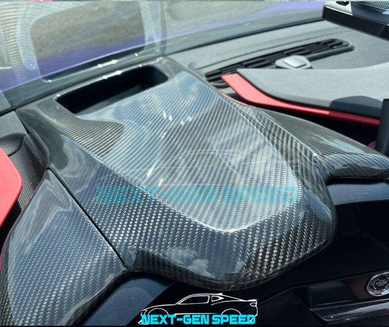 2020-24 C8 Corvette Carbon Fiber Upper Dash Pad Cover | Next-Gen Carbon ...