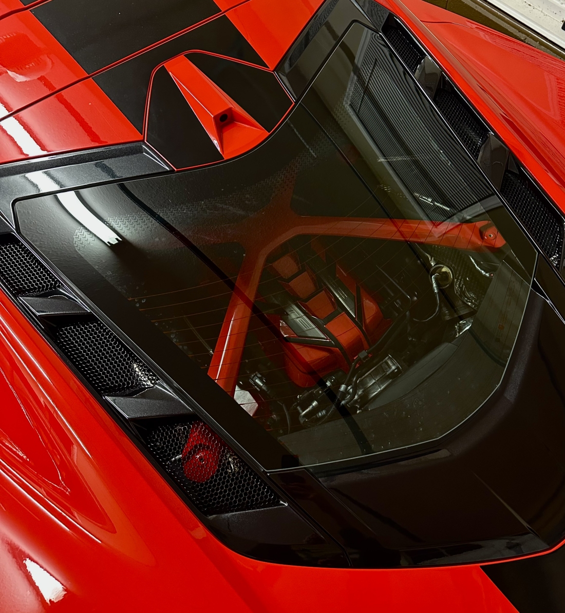 C8 Corvette Engine Painted X-Brace | Stingray / Z06 / E-Ray - Next-Gen ...