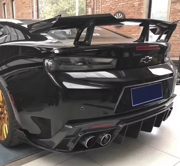 2016 - 24 Camaro XT Real Carbon Fiber Rear Diffuser LT RS SS LT1 | Next ...